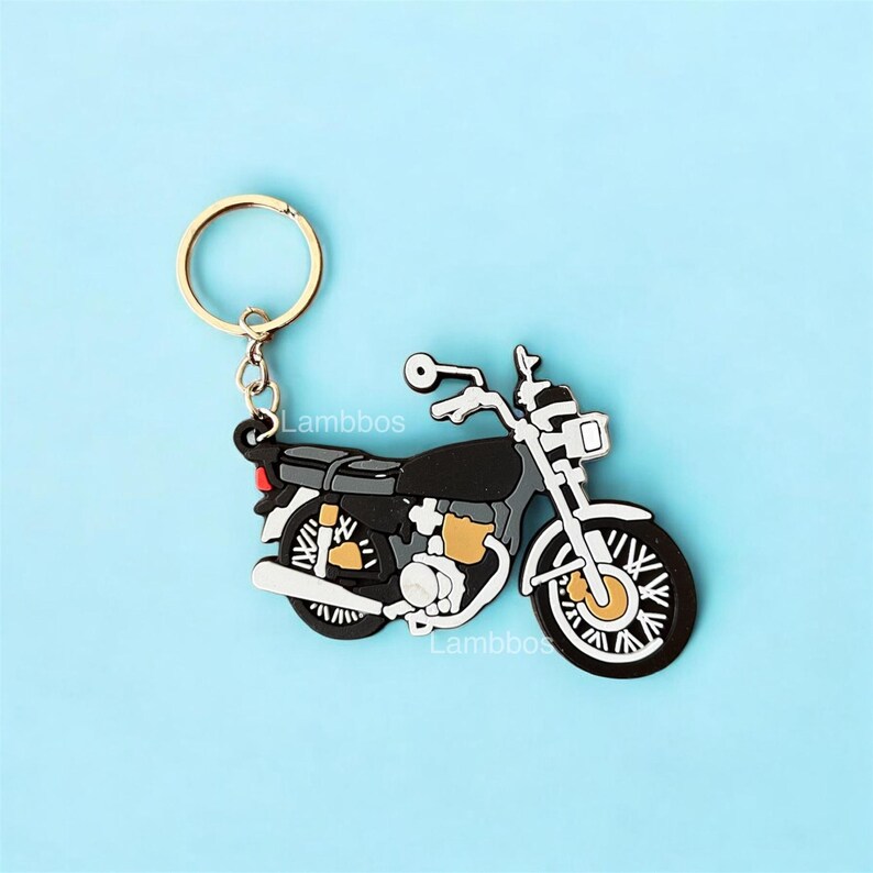 Classic Motorcycle Honda Yamaha Keychain Special Production - Etsy