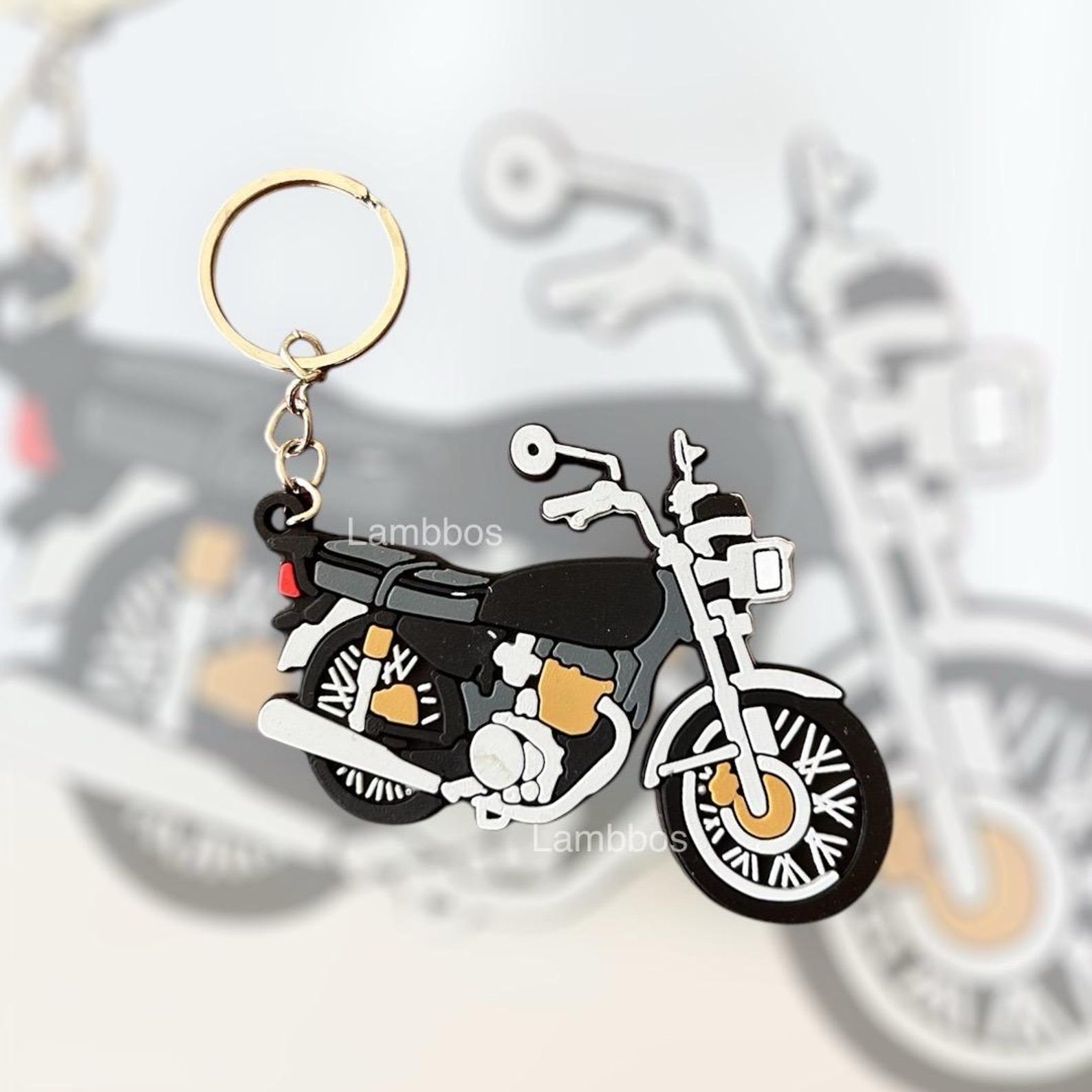 Classic Motorcycle Honda Yamaha Keychain Special Production - Etsy