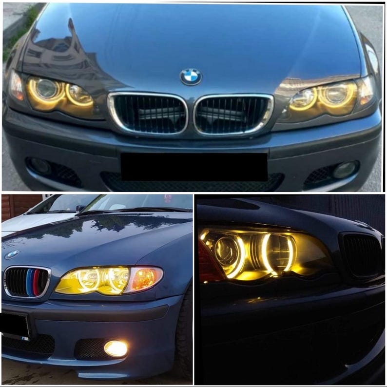 BMW E46 Facelift Angel Eyes New Cotton Led - Etsy