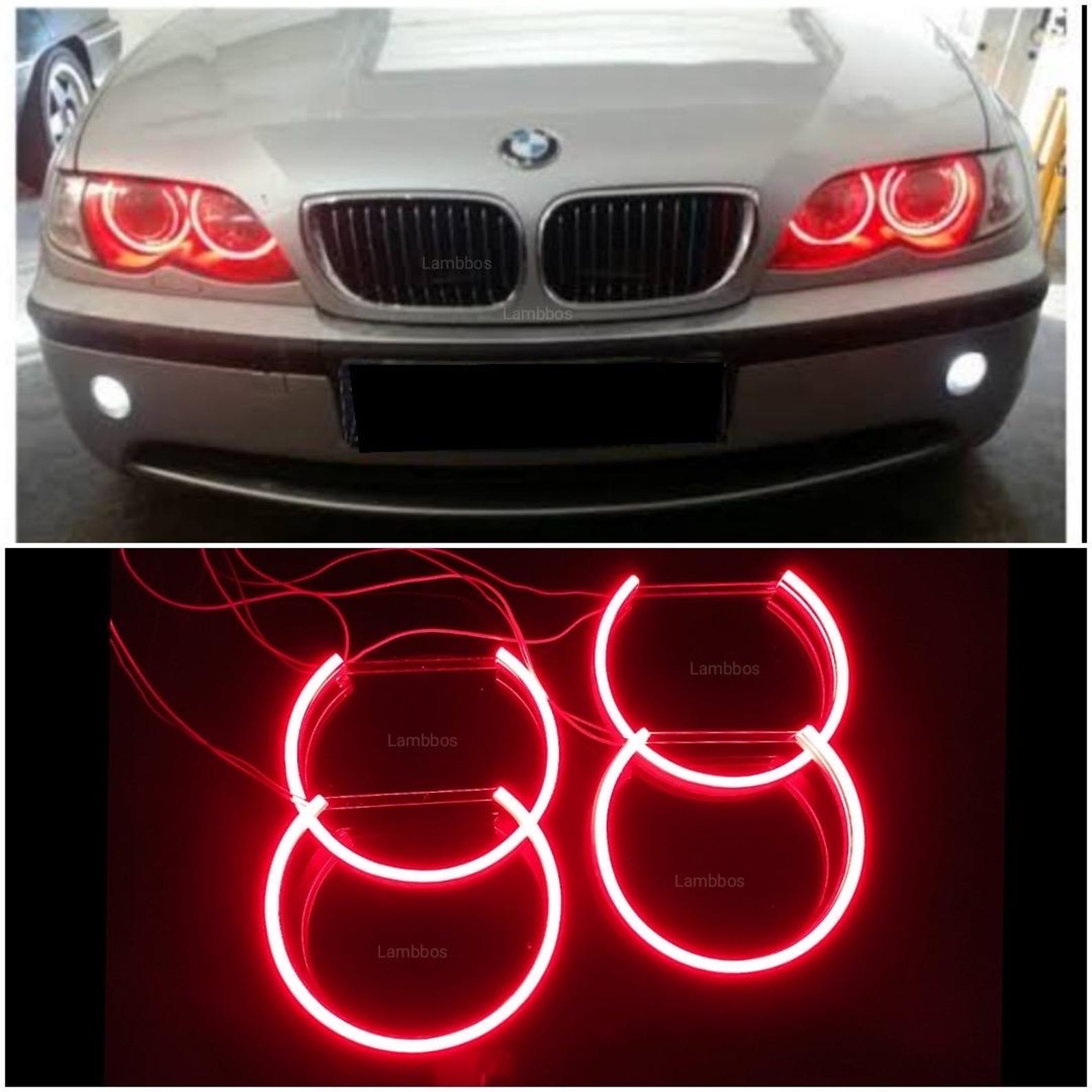 BMW E46 Facelift Angel Eyes New Cotton Led - Etsy