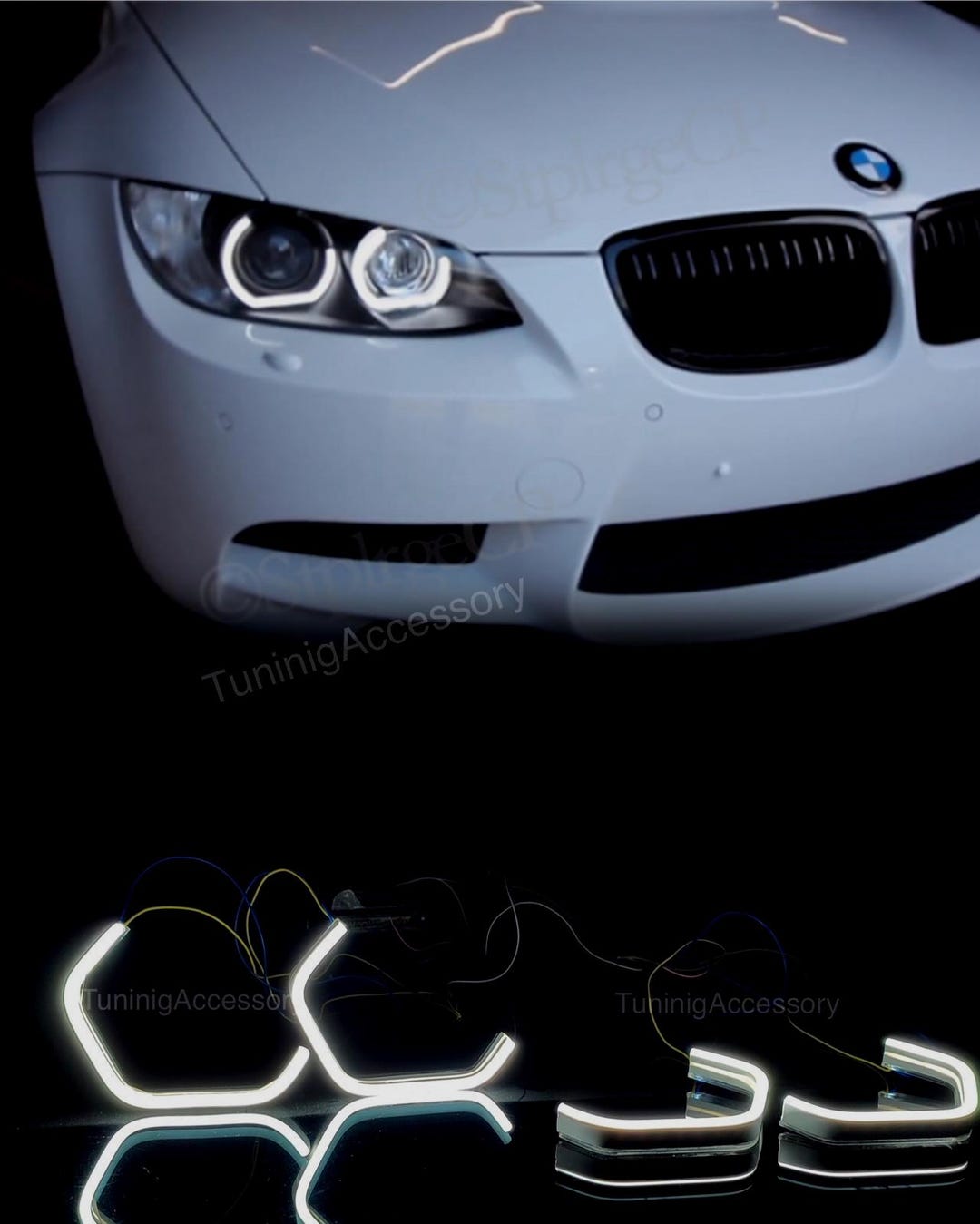 BMW 3 Series E90-E92-E93 DTM L Angel New Led - Etsy