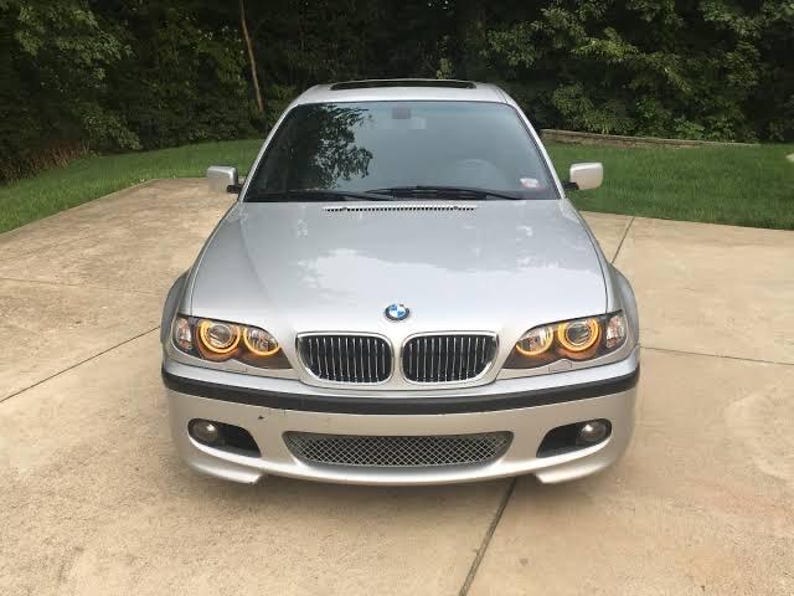 BMW 3 Series E46 Facelift Angel Eyes New Led Yellow - Etsy