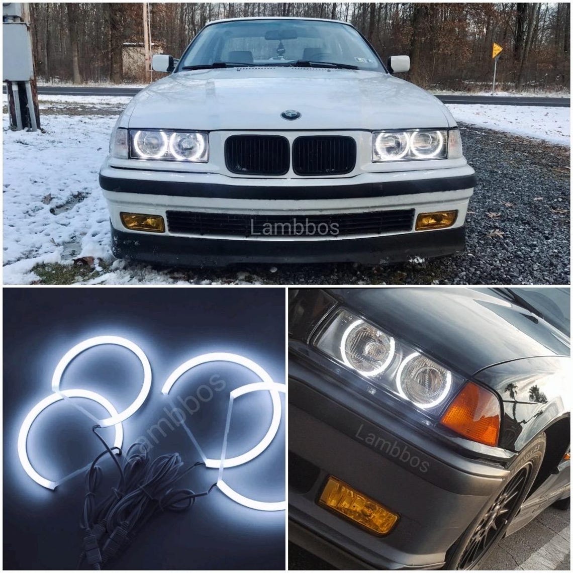 Bmw E36 Angel Eyes Ring New Cotton Led - Etsy