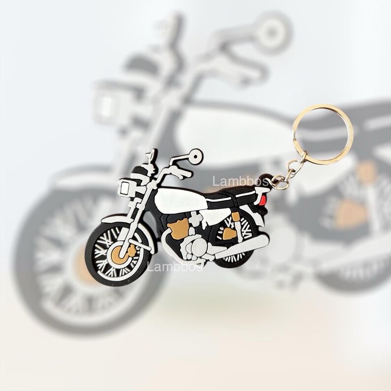 Classic Motorcycle Honda Yamaha Keychain Special Production - Etsy