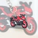 Yamaha Motorcycle Keychain - Etsy