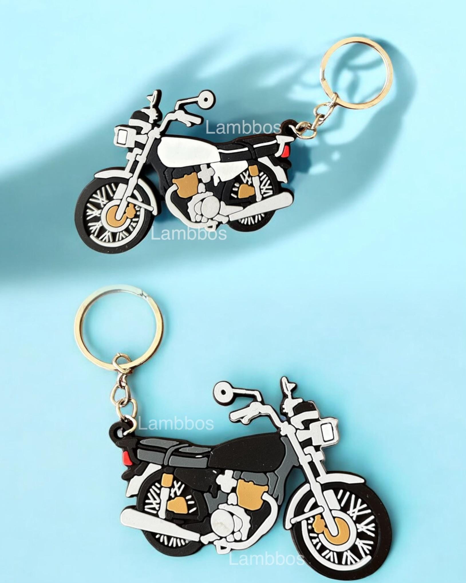 Classic Motorcycle Honda Yamaha Keychain Special Production - Etsy