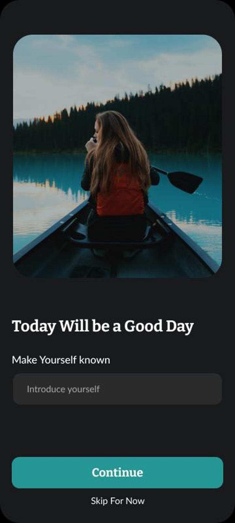 Daily Affirmation Figma Template for Inspirational Quotes ...