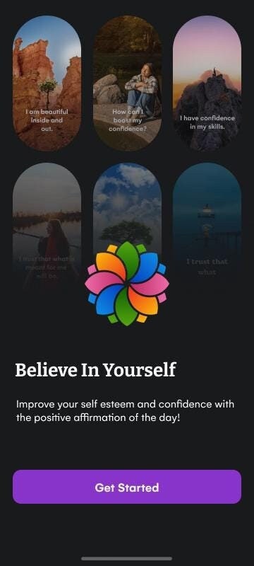 Daily Affirmation Figma Template for Inspirational Quotes ...