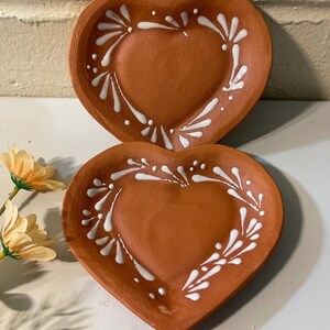 Mexican Barro Talavera Heart Plate. Mexican Heart Shape Plate. Barro ...