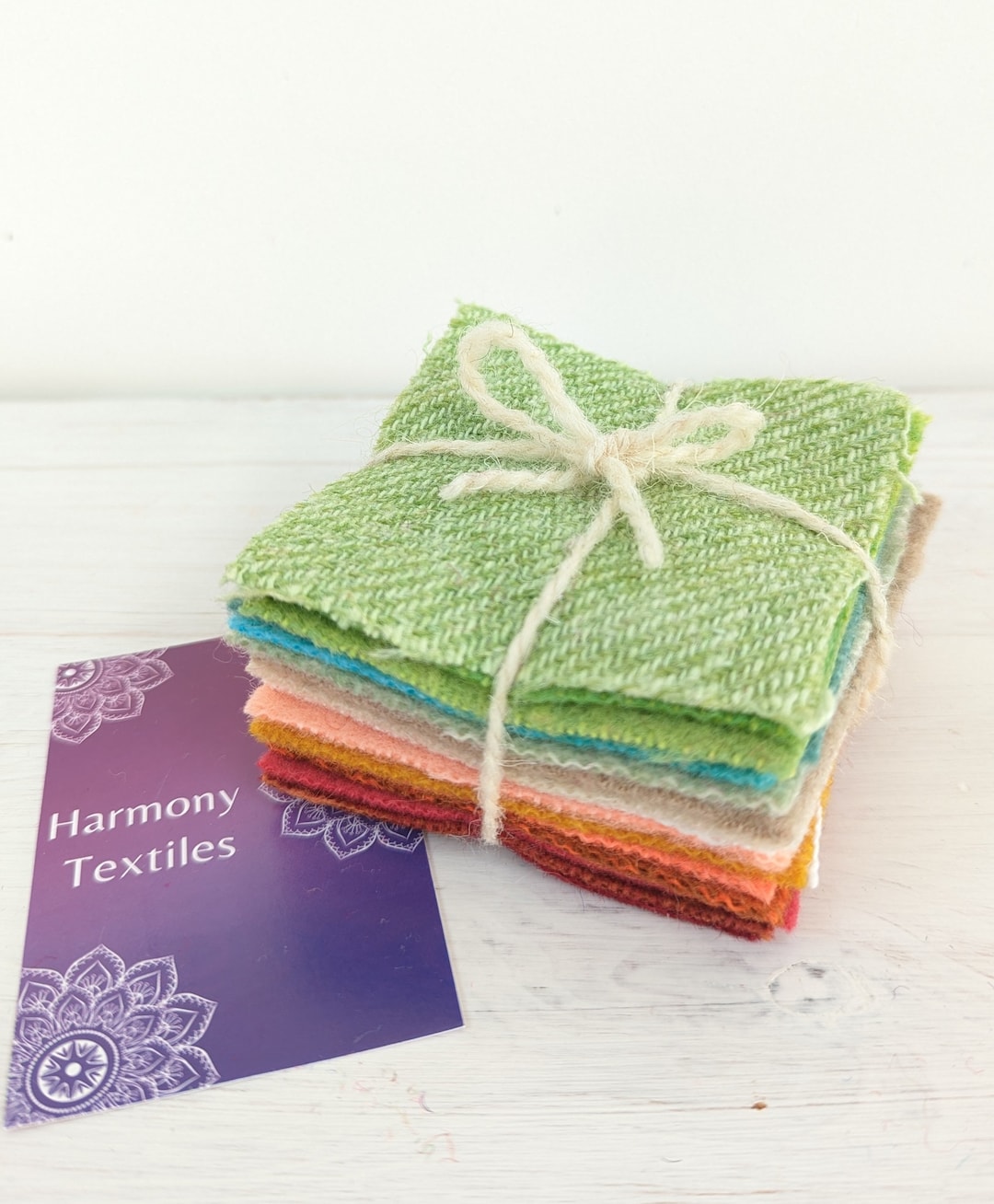 Felt Pack, Spring Meadow Inspired Colours. 16 Multi Coloured, Hand Dyed ...