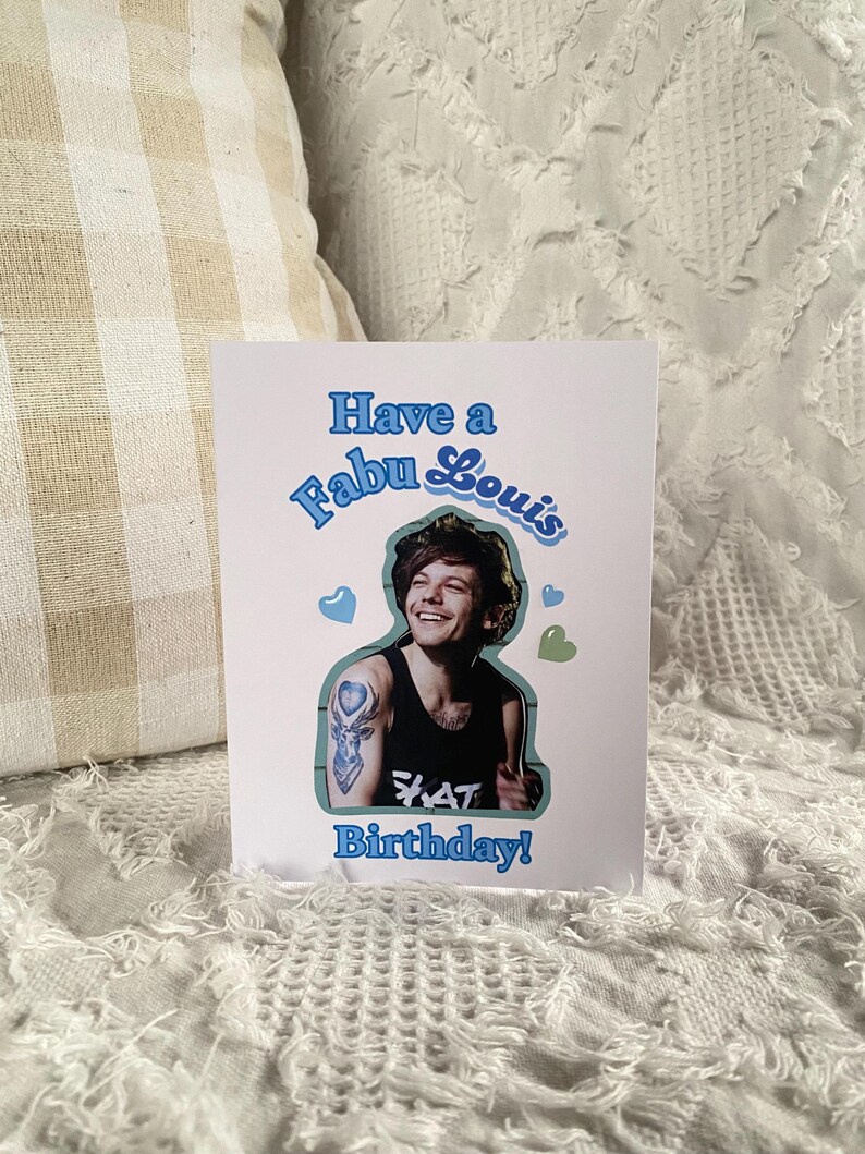 Handmade One Direction Birthday Card (individual) - 1D Days - Etsy