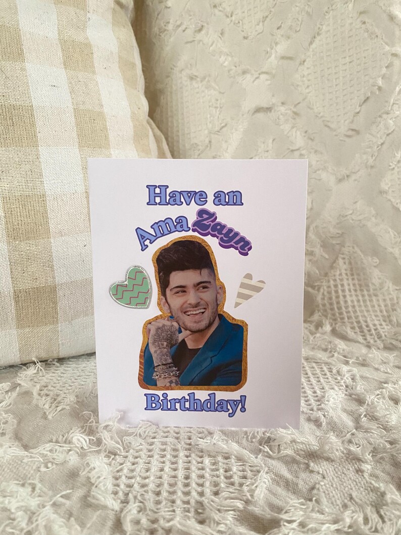 Handmade One Direction Birthday Card (individual) - 1D Days - Etsy
