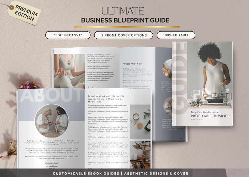 Business Blueprint Guide, Editable Canva Ebook (digital Download) - Etsy