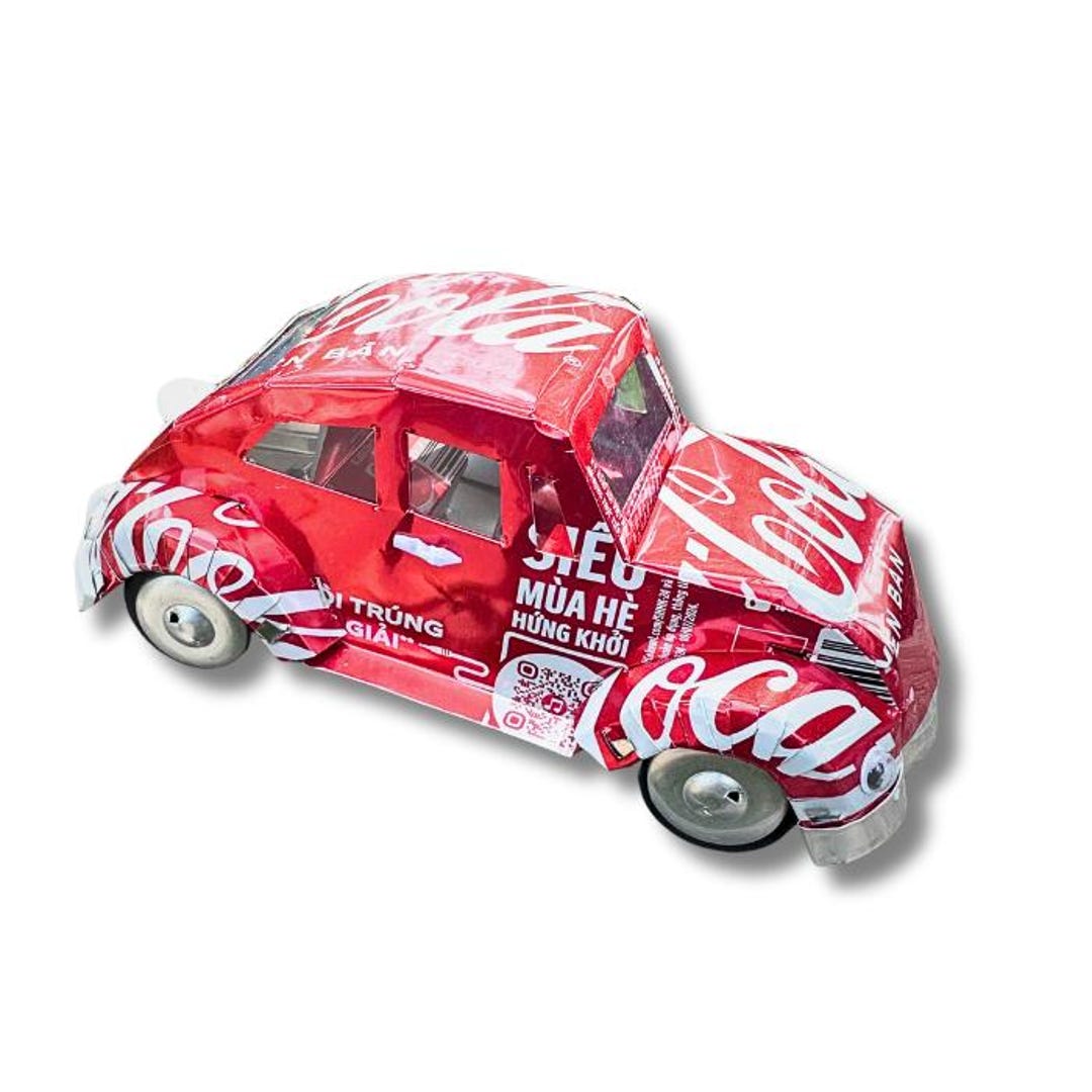 Recycled Coke/coca-cola VW Beetle – Handmade Tin Can Car Gift - Etsy