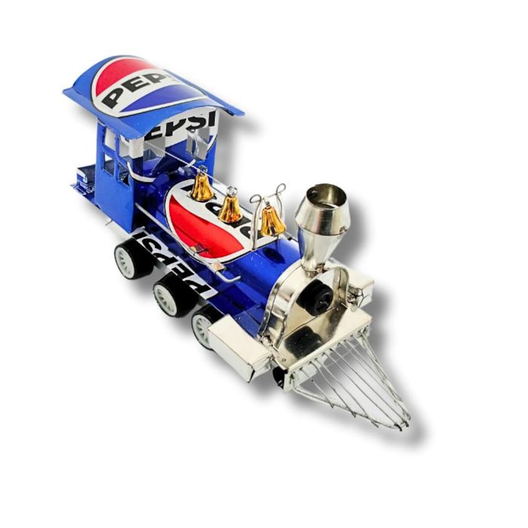 Handmade Recycled Can Pepsi Train Model – Upcycled Art - Etsy