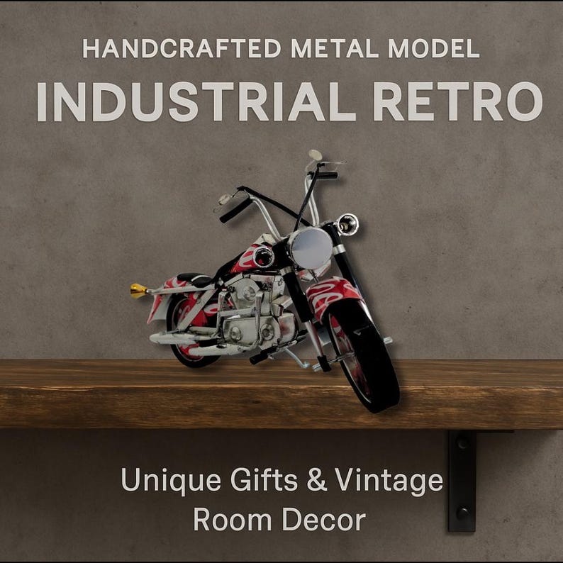 Coca-cola Harley Davidson Chopper Model - Handmade From Recycled Soda ...