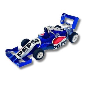 Handcrafted Recycled Tin Can Race Car Model – Handcrafted Metal F1 ...