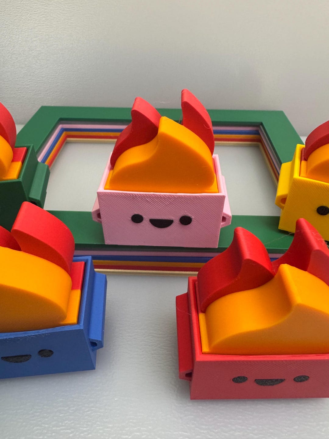 3D Printed Dumpster Fire Desk Decoration | Quirky Office Decor | Unique ...