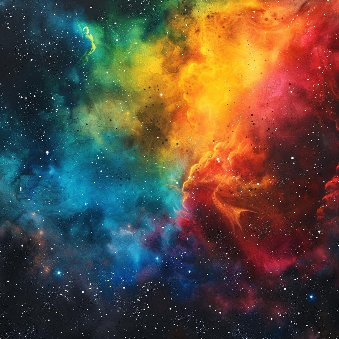 24 Stunning Space Nebula Clipart, Galaxy Digital Art, Celestial ...