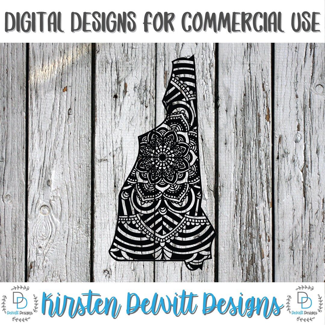 SVG, PNG, Cut File, New Hampshire Home Sweet Home, Silhouette Cut File ...