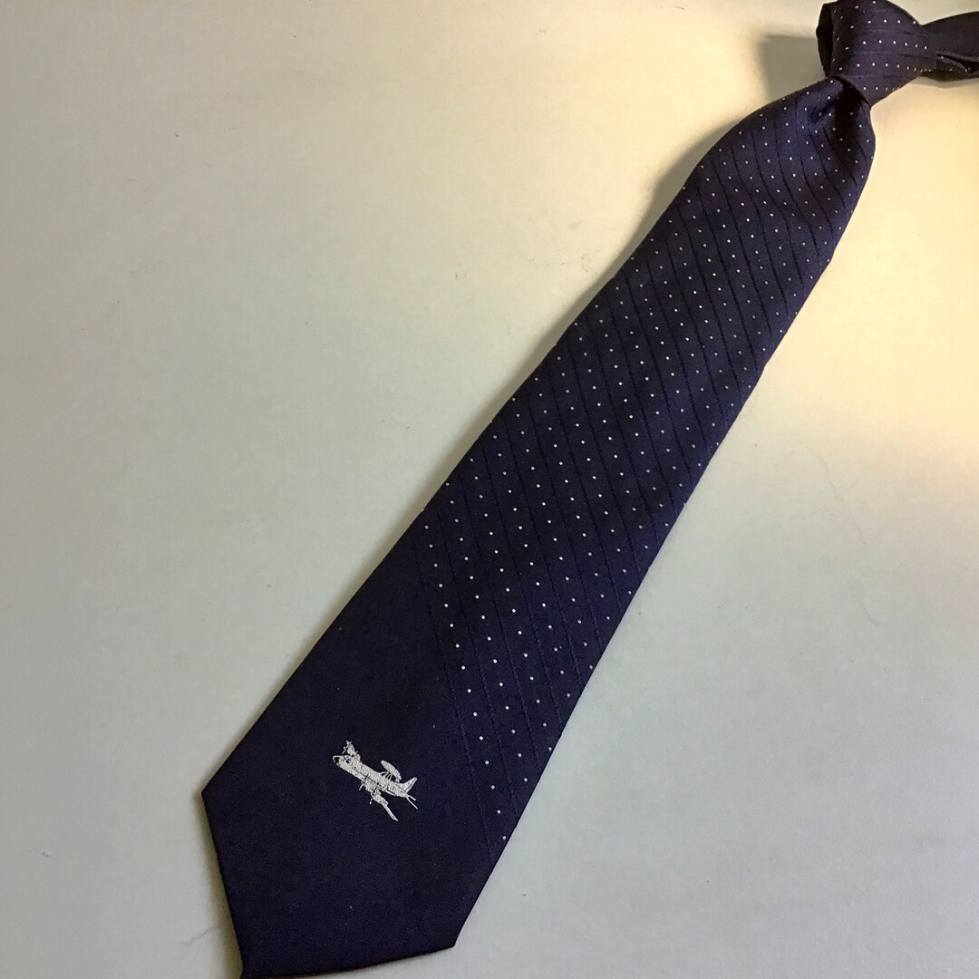 Vintage Airplane TIE. Airplane Memorabilia. Mid Century. Polyester ...