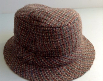 Wool Tweed Hat - Etsy