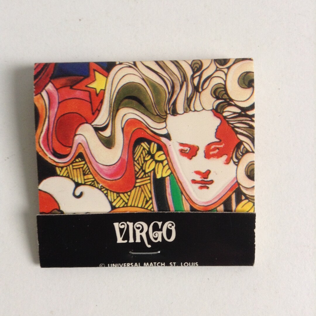 Vintage 1970 Zodiac Psychedelic Matchbook. Fillmore Art ERA. Matches ...