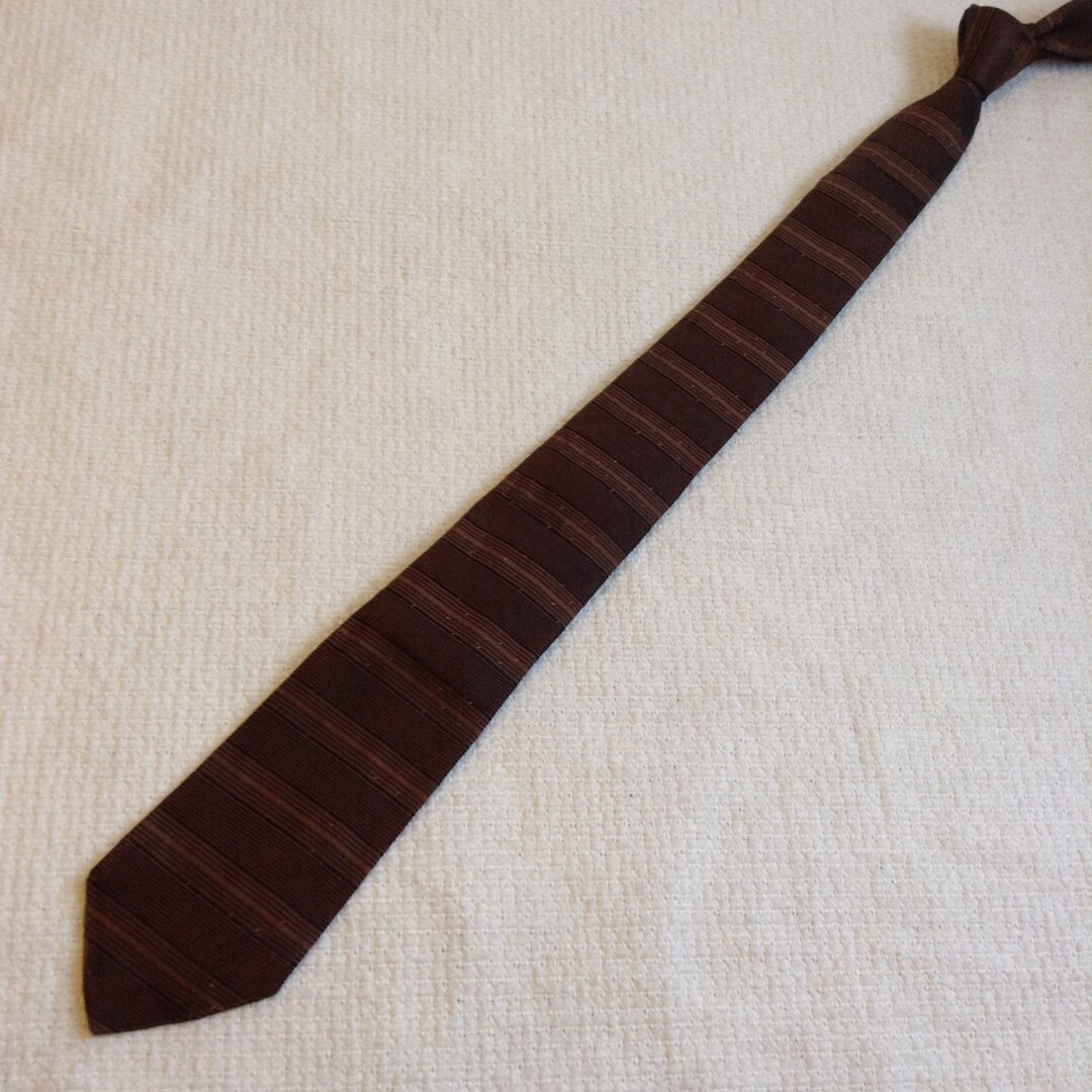 1960 Vintage Skinny Silk Tie. Beautiful Don Sorrento Necktie. Mod ...