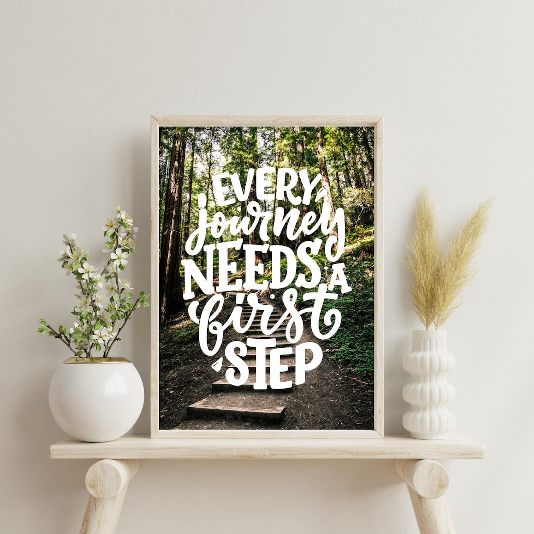 Inspirational Quote Poster File Only to Print Decor Homewares Lifestyle ...