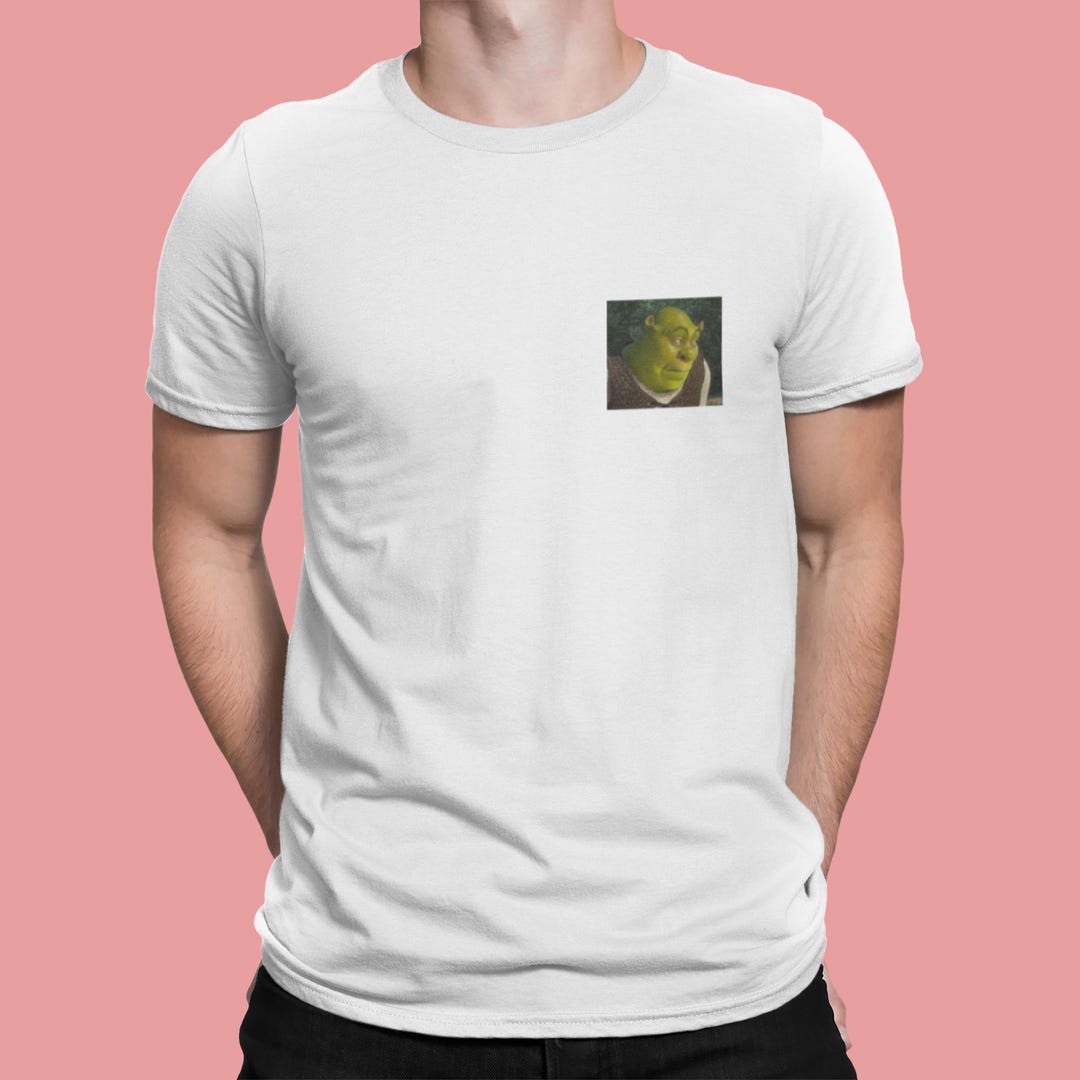 Shrek Meme Crest Tee - Etsy