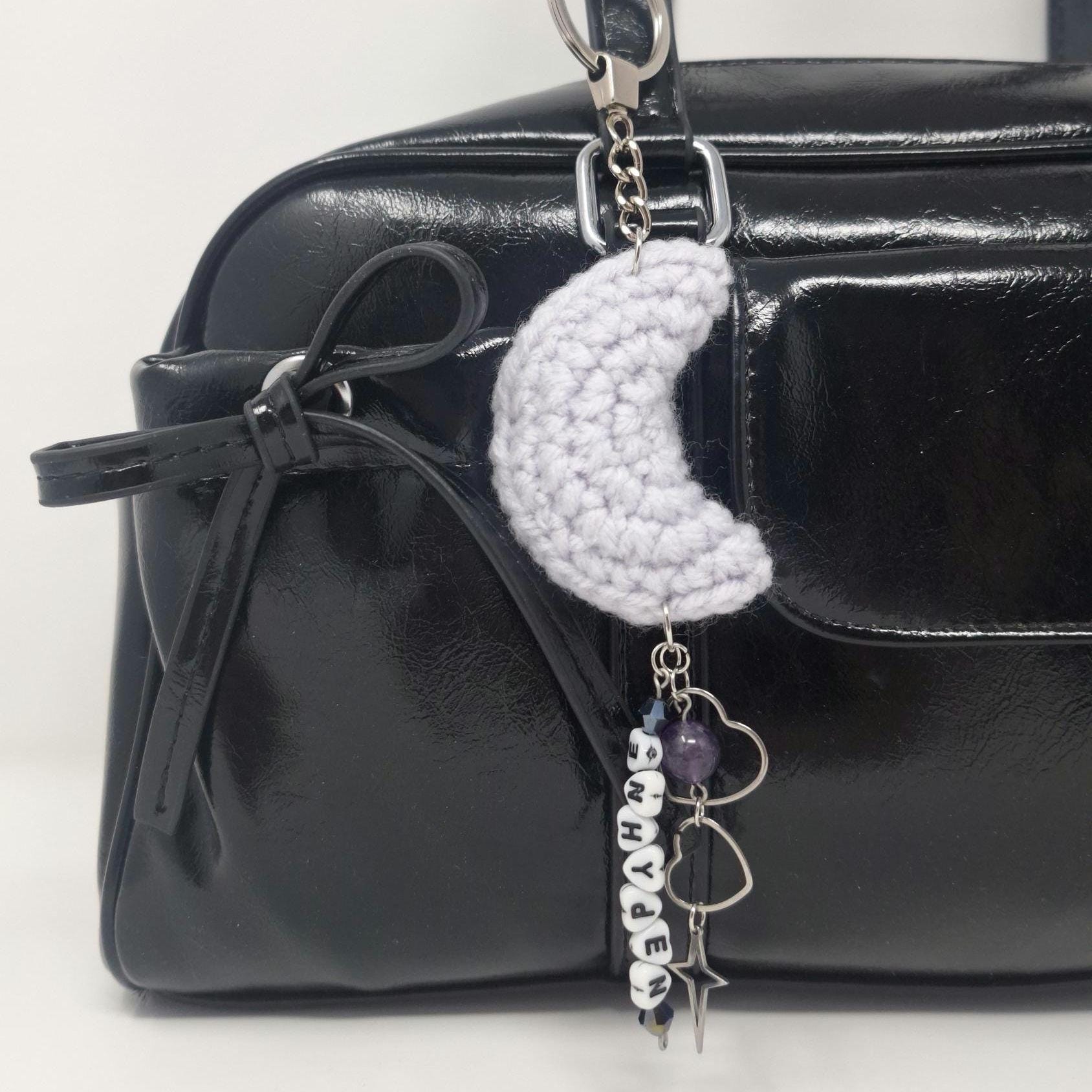 ENHYPEN Crystal Crochet Keychain: ENHYPEN Keychain With Crochet Moon ...
