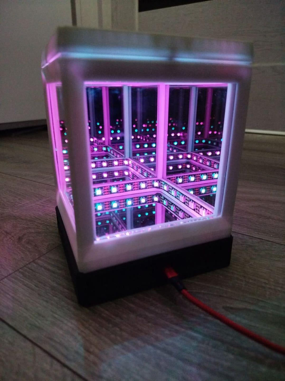 Infinity Cube Infinity Mirror Lamp Made to Order - Etsy