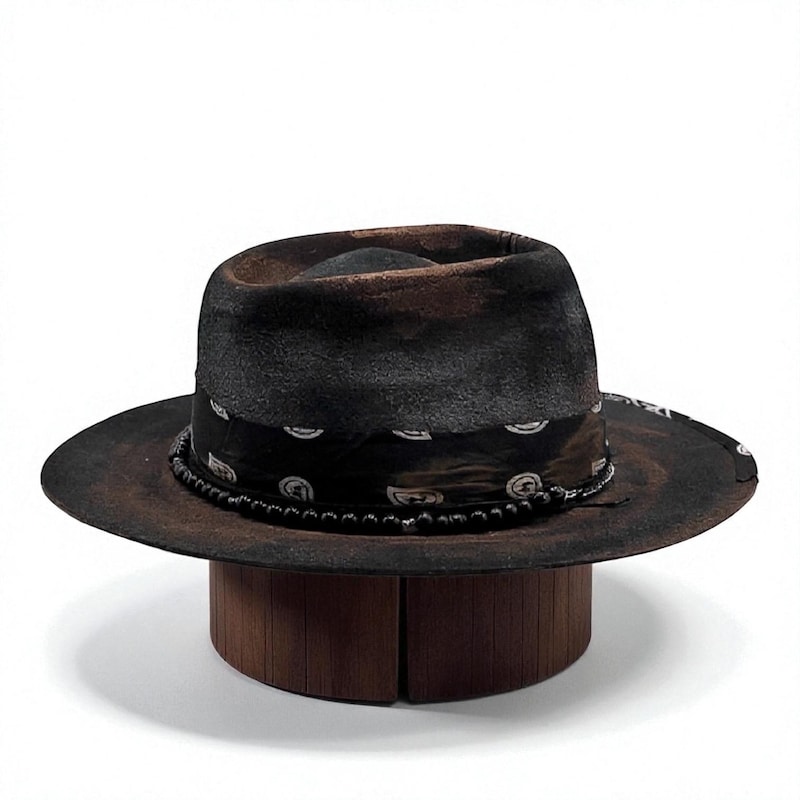 Bohemian Mens Fedora - Etsy UK
