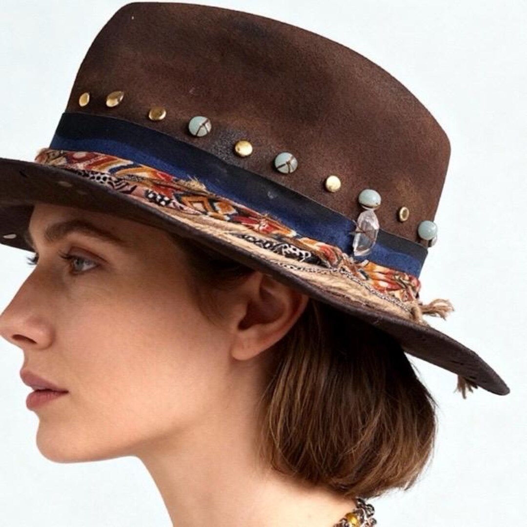 Indie – Teardrop Fedora Hat for Travel – 100% Wool Felt – Waterproof ...