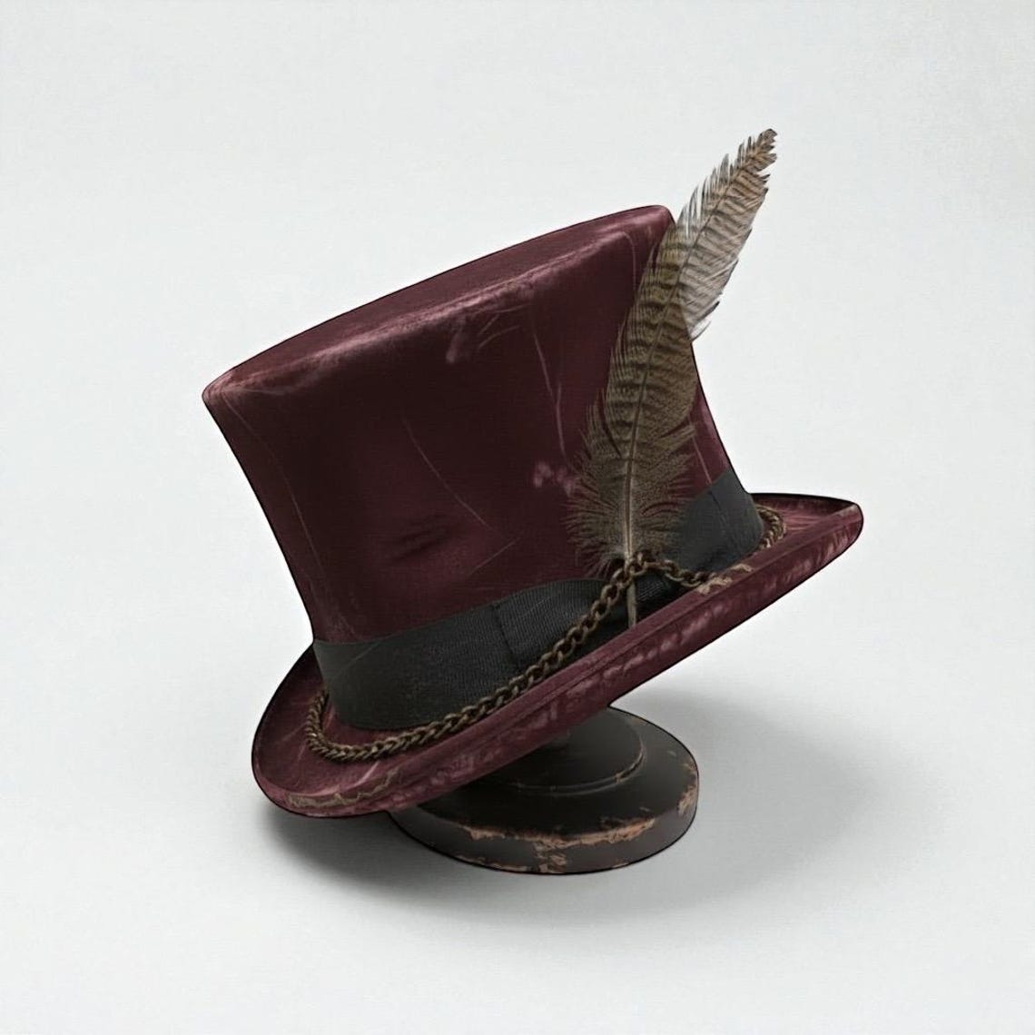 Rare Top Hat– Classic Top Hat, Edgy Fedora, Rigid Headwear, Elegant Top ...