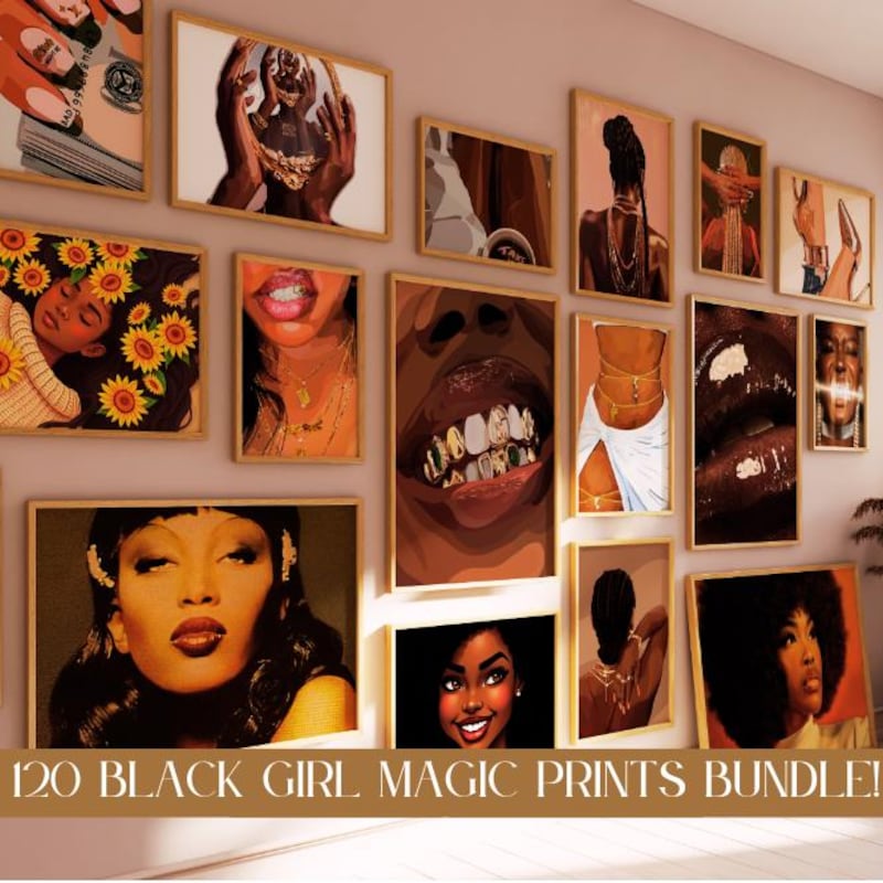 Black Girl Magic Wall Art - Etsy