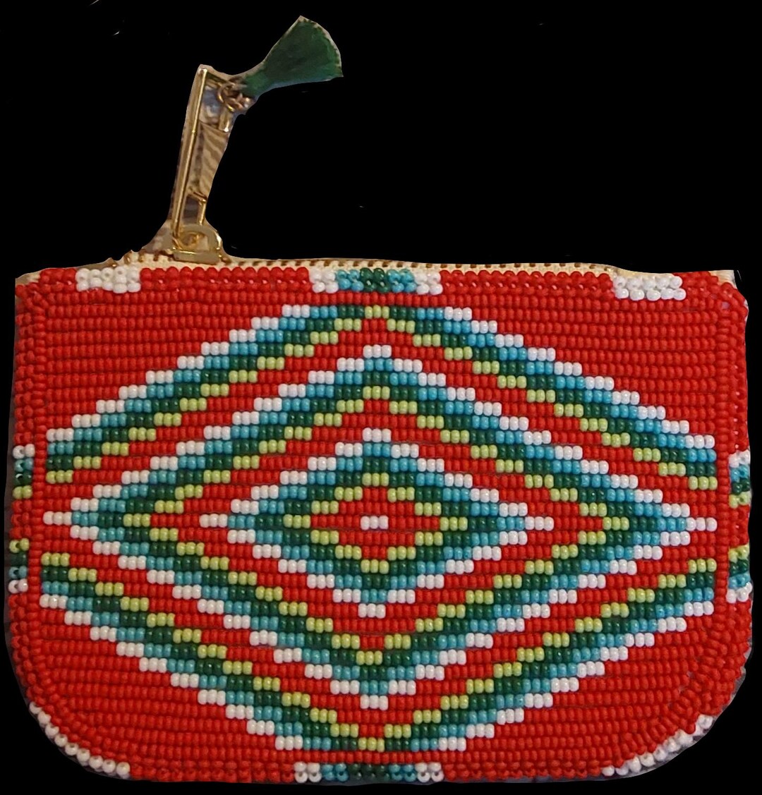 Hand Made Native American Beaded Wallets / Credit Card Holder - Etsy