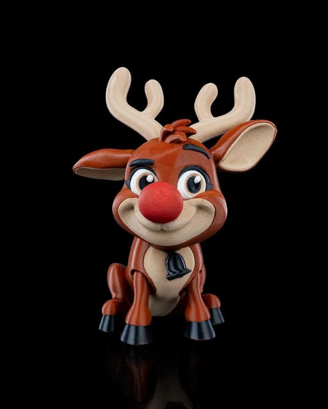 Christmas Ornament Rudolph the Red-nosed Reindeer Ornament Movable ...