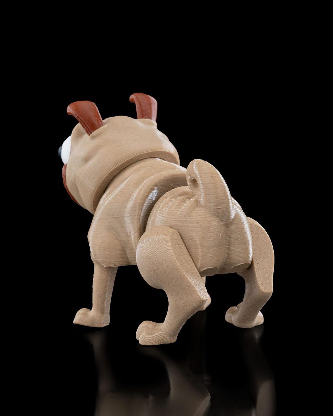 Pug Figure | 3d-printed Articulated Collectible Toy | Poseable Handmade ...