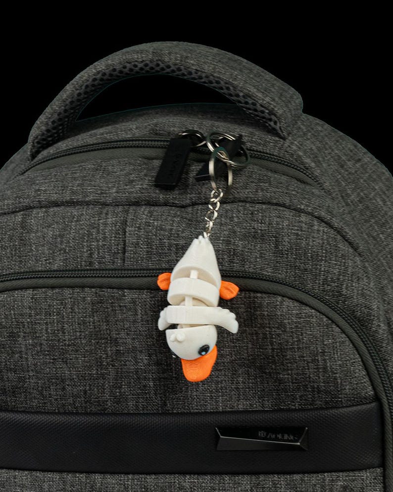 Keychain Cute Flexi Duck - Etsy