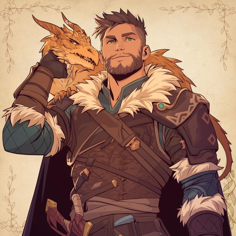 CUSTOM DND Character, Dnd Character Commission,dungeons and Dragons,dnd ...