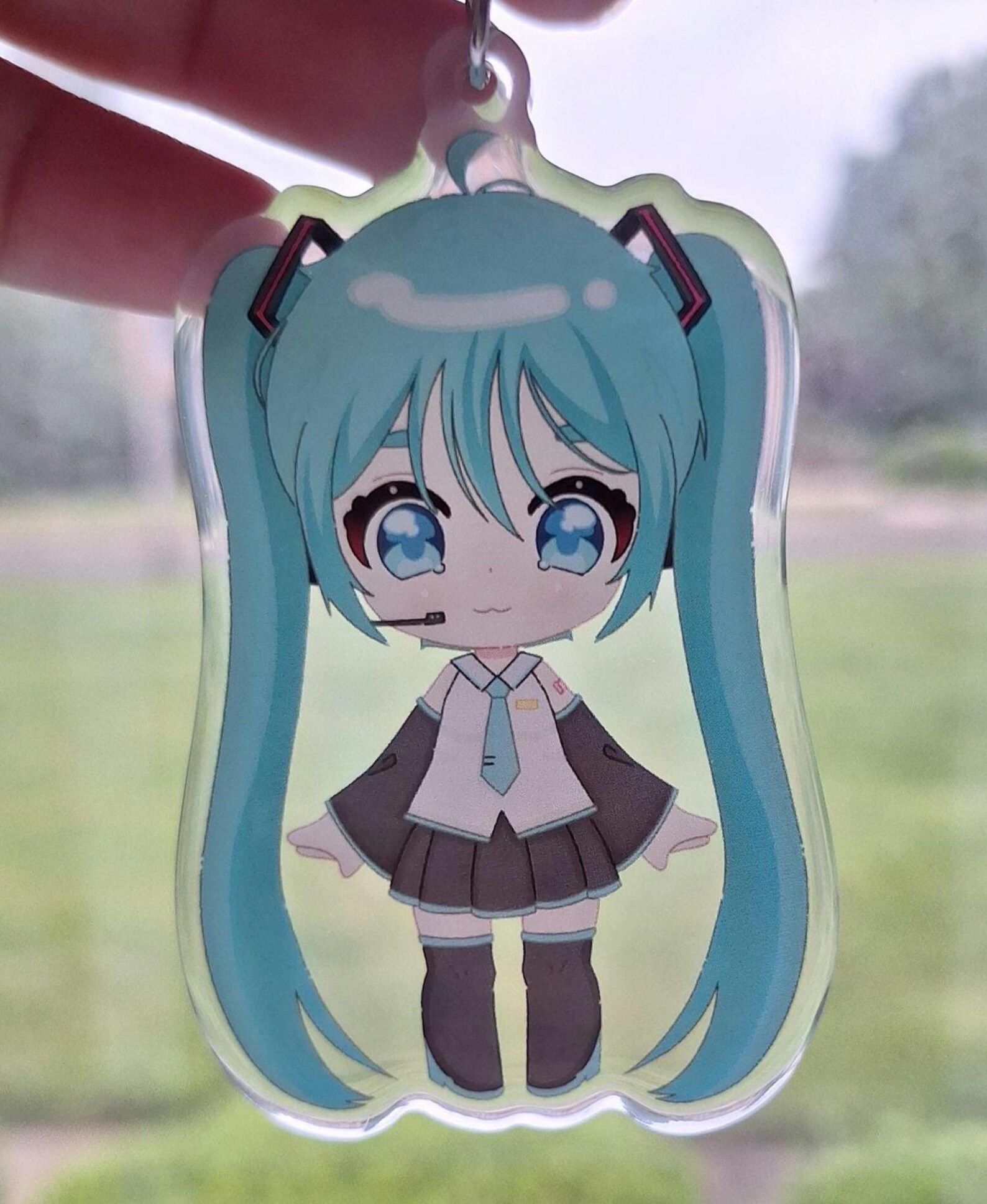 Hatsune Miku Keychain / Heart Clasp Keychain /anime Vocaloid Charm ...