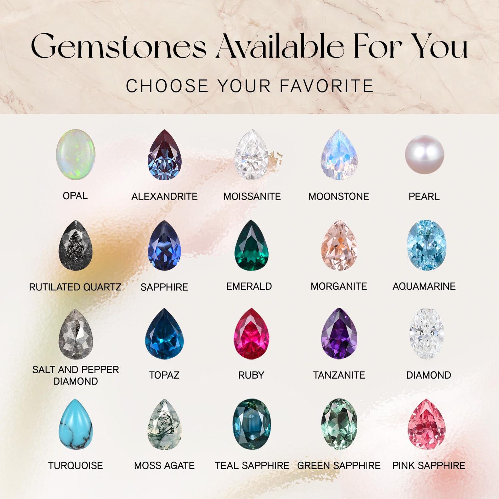 Toi Et Moi Pear Birthstone Necklace Yellow Gold Necklace Tilted Pear ...
