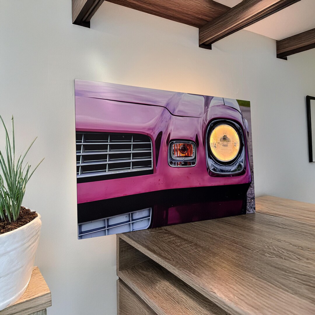 Chevrolet Camaro Wall Art, Neon Poster for Garage, Automotive Poster ...