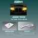 Neon Car Wall Art – LED Light Poster for Garage, Man Cave Decor, Racing ...