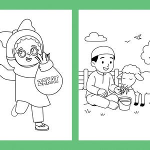 Eid Al Adha Coloring Book: 40 Pages of Islamic Art (digital Download ...