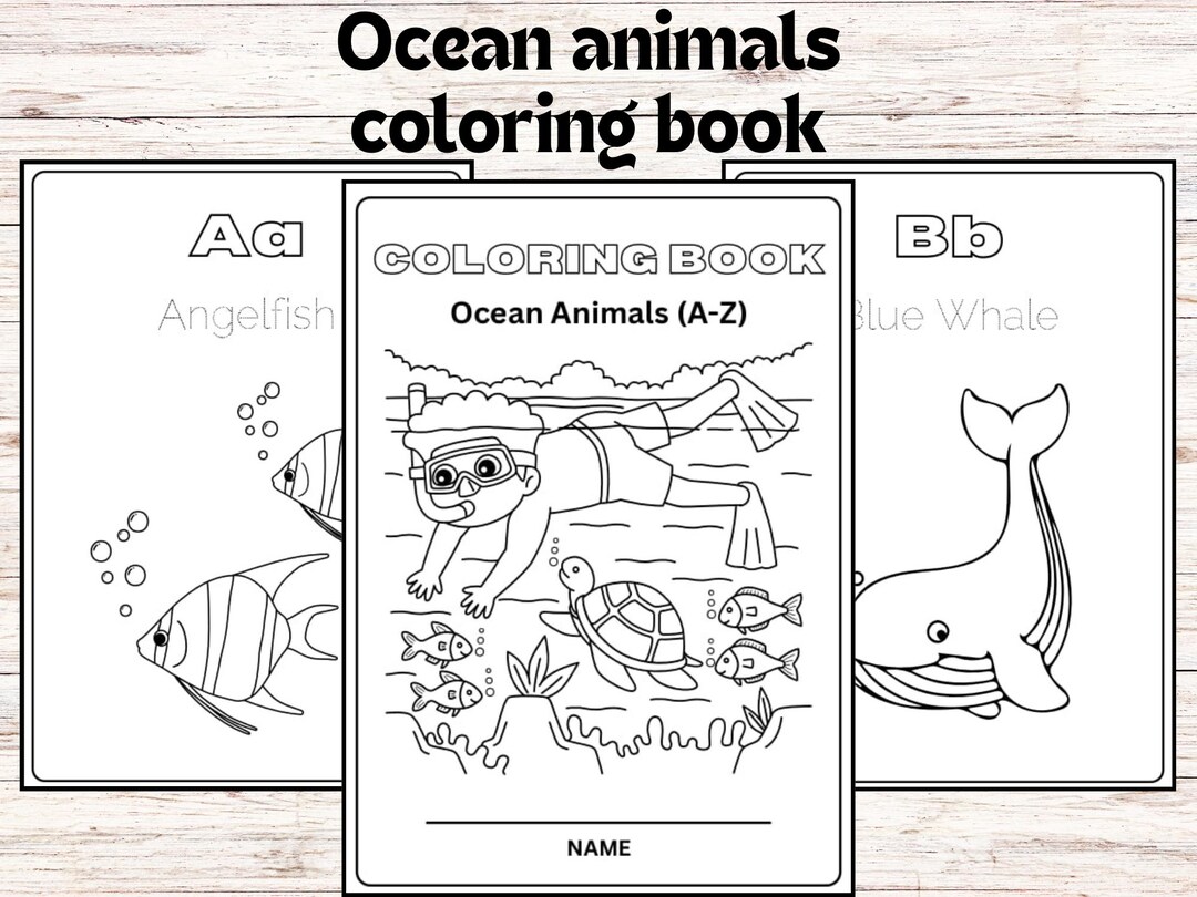 Ocean Animal Alphabet for Kids | Fun A-Z Learning With Sea Creatures ...