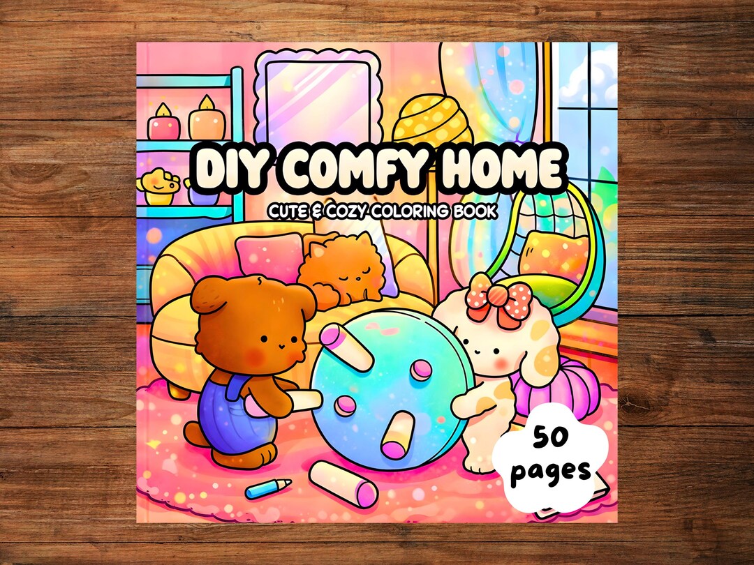 Cozy Cute Coloring Pages Coco Wyo Style Bold Easy Coloring Book Comfy ...
