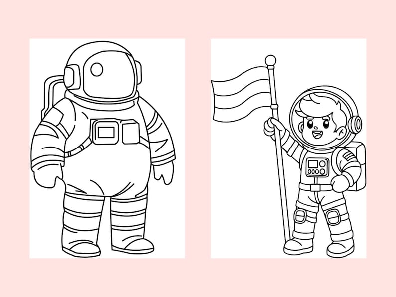 Space and Solar System Coloring Pages Fun Outer Space Universe ...