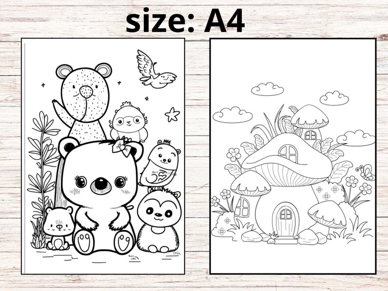 30 Summer Activity Coloring Pages for Kids | Fun Printable Art Book ...